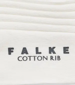 Falke Stretch-cotton Ribbed Socks
