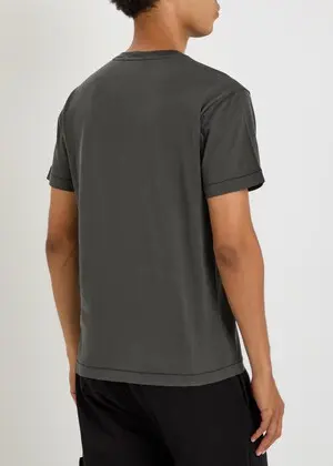 Stone Island Compass Logo Cotton T-shirt