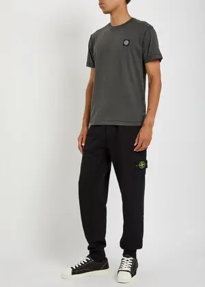 Stone Island Compass Logo Cotton T-shirt