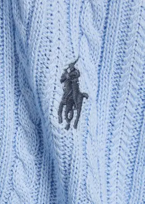 Polo Ralph Lauren Cable-knit Cotton Polo Shirt