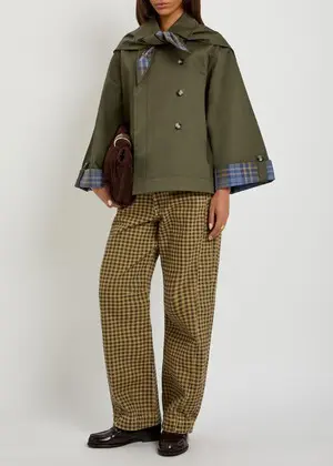 DAMSON MADDER Jerry Reversible Cotton Trench Coat