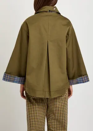 DAMSON MADDER Jerry Reversible Cotton Trench Coat