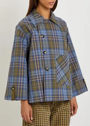 DAMSON MADDER Jerry Reversible Cotton Trench Coat