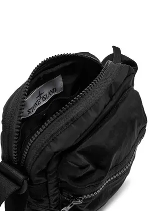 Stone Island Logo-appliquéd Nylon Pouch Bag