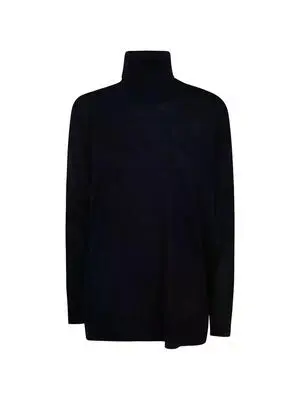 Laboratorio Capri Roll Neck Wool Sweater - Blue