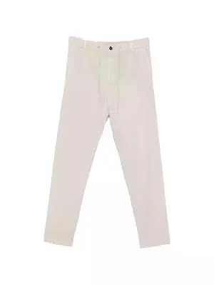 Eleventy Drawstring-waistband Tapered Trousers - Grey