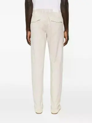 Eleventy Drawstring-waistband Tapered Trousers - Grey