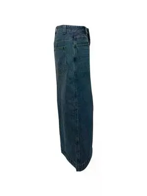 Khaite Neer Denim Skirt