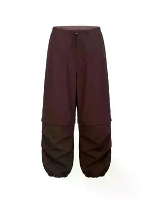 AGOLDE Coulson Drawstring-waist Track Pants - Brown