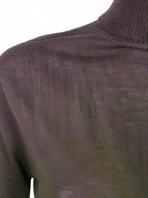 D.exterior Roll Neck Wool Knit
