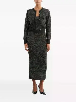 TOCCIN Mollie Sequin-embellished Cardigan - Black