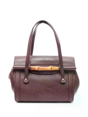 Gucci 2000s Bamboo Handle Shoulder Bag