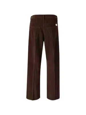 NINE:INTHE:MORNING Corduroy Straight-leg Trousers - Brown