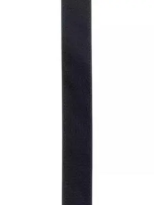 Montblanc Reversible Pebbled Leather Belt With Silver-tone Buckle