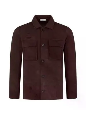 LARDINI Knitted Flap-pocket Jacket