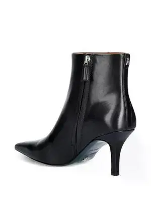 Patrizia Pepe Leather Pointed Toe Ankle Boots