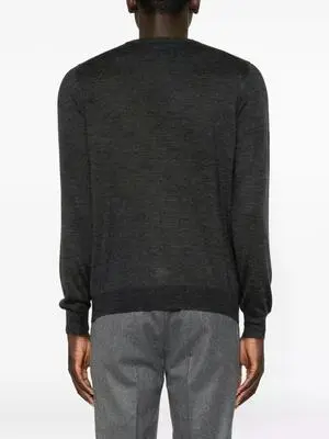 BARBA NAPOLI Crew Neck Long Sleeve Sweater