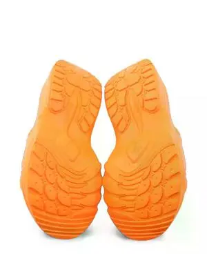 LOUIS VUITTON Monogram Pool Platform Sandals - Orange