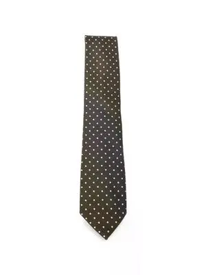 TOM FORD Polka-dot Silk Tie - Brown