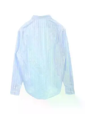 LOUIS VUITTON 2000s Chain-print Striped Shirt