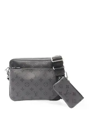 LOUIS VUITTON 2020 Trio Monogram Eclipse Messenger Bag - Grey