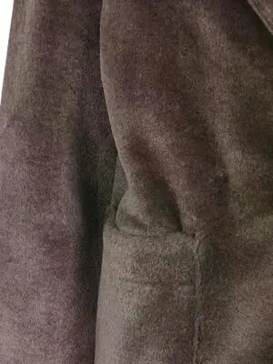 BETTA CORRADI Faux-fur Notch-lapels Coat