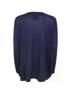 Laboratorio Capri Fine-knit Drop-shoulder Pullover