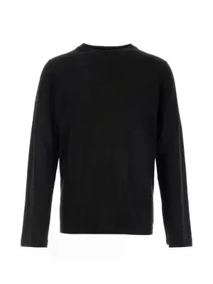 Extreme Cashmere Long-sleeve Crew-neck T-shirt - Black