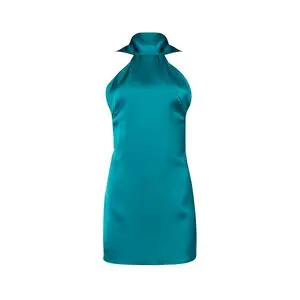 FOREVER YOUNG THE LABEL Satin Mini Dress