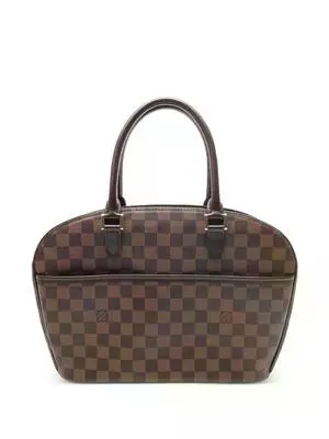 LOUIS VUITTON Damier Ebene Canvas Tote Bag - Brown
