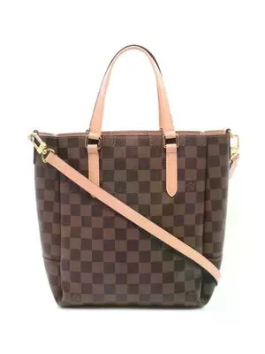 LOUIS VUITTON Damier Ebene Belmont Bb Tote Bag - Brown