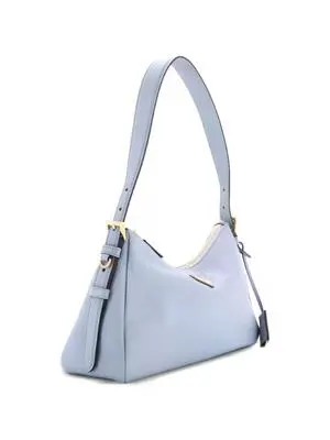 Prada Aimee Shoulder Bag Leather Medium Hobo Bag - Blue