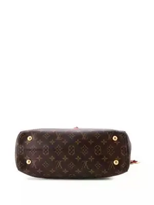 LOUIS VUITTON Monogram Canvas And Leather Venus Satchel - Red
