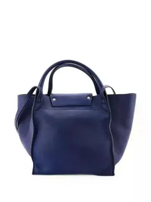 Celine Big Bag Grained Calfskin Small Satchel - Blue