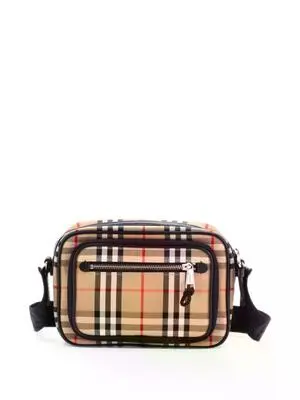 Burberry Vintage Check Canvas Crossbody Bag