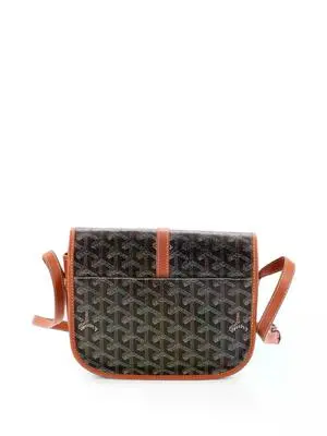 Goyard Belvedere Ii Messenger Bag In Coated Canvas - Brown