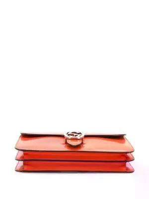 Gucci Interlocking Patent Medium Shoulder Bag