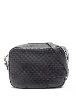 Gucci Micro Guccissima Bree Crossbody Bag - Black