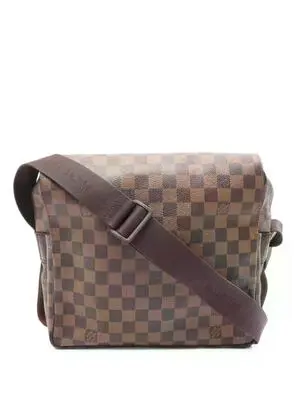 LOUIS VUITTON Naviglio Damier Ebene Shoulder Bag - Brown