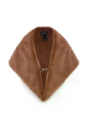 Simone Rocha Faux-fur Hook-closure Shawl