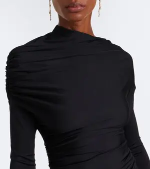 Victoria Beckham Draped Jersey Gown