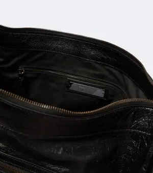 Balenciaga Le City Moto Leather Shoulder Bag