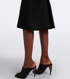 Alexander McQueen Wool And Mohair Midi Skirt