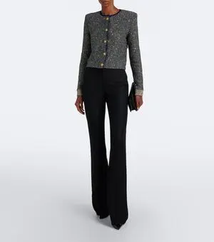 Balmain Sequined Tweed Jacket