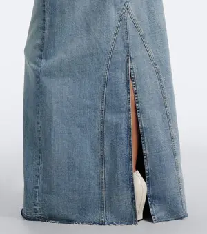 MAISON MARGIELA Paneled Denim Maxi Skirt