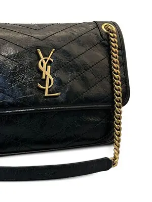 Saint Laurent Niki Mini Leather Shoulder Bag
