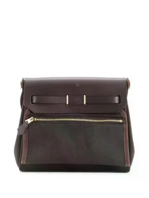 Hermès Herbag Zip Toile And Leather 20 Shoulder Bag - Brown