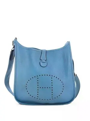Hermès Evelyne Bag Gen Iii Clemence Pm Crossbody Bag - Blue