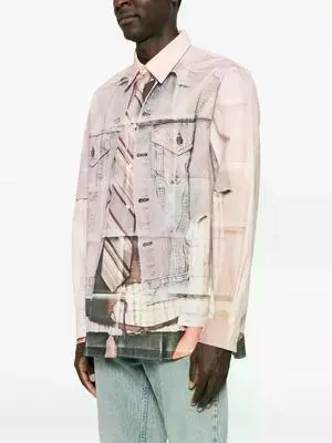 Acne Studios Trompe L'oeil-print Shirt