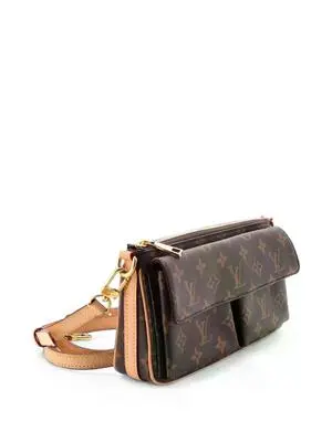 LOUIS VUITTON Vivacite Handbag Monogram Canvas Shoulder Bag